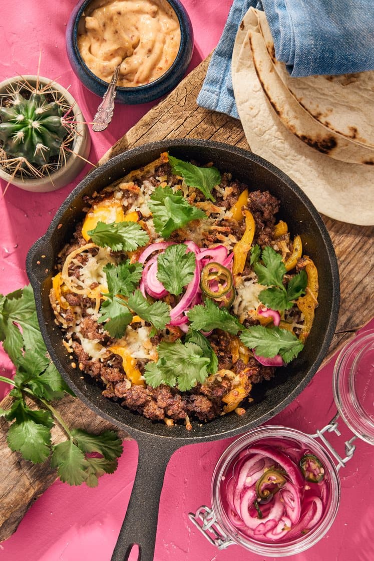 Alt i én tacopande - Opskrift - RetNemt